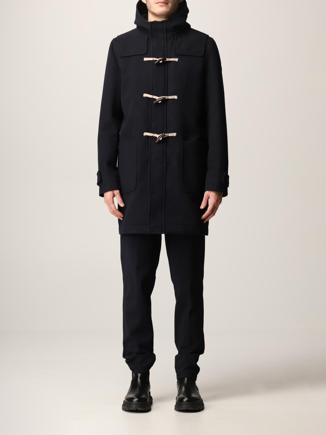 MANUEL RITZ: Coat men - Blue | Manuel Ritz coat 3132H8316Y213740 online ...
