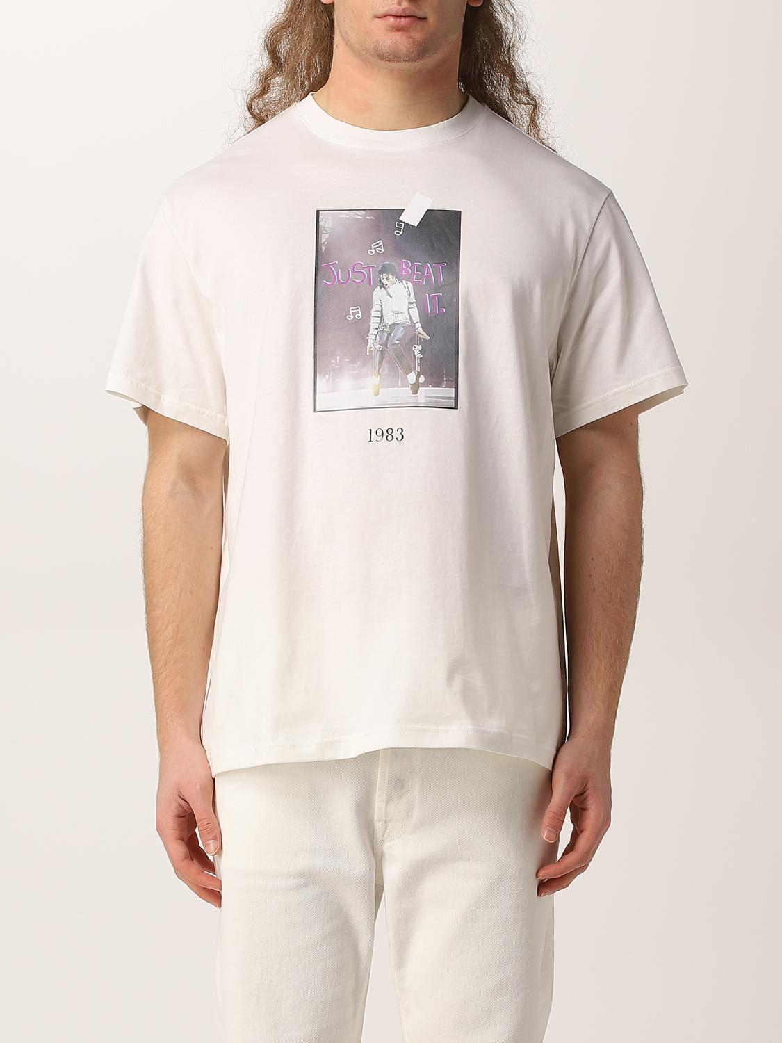 THROWBACK: T-shirt in cotton with print - White | Throwback t-shirt ...