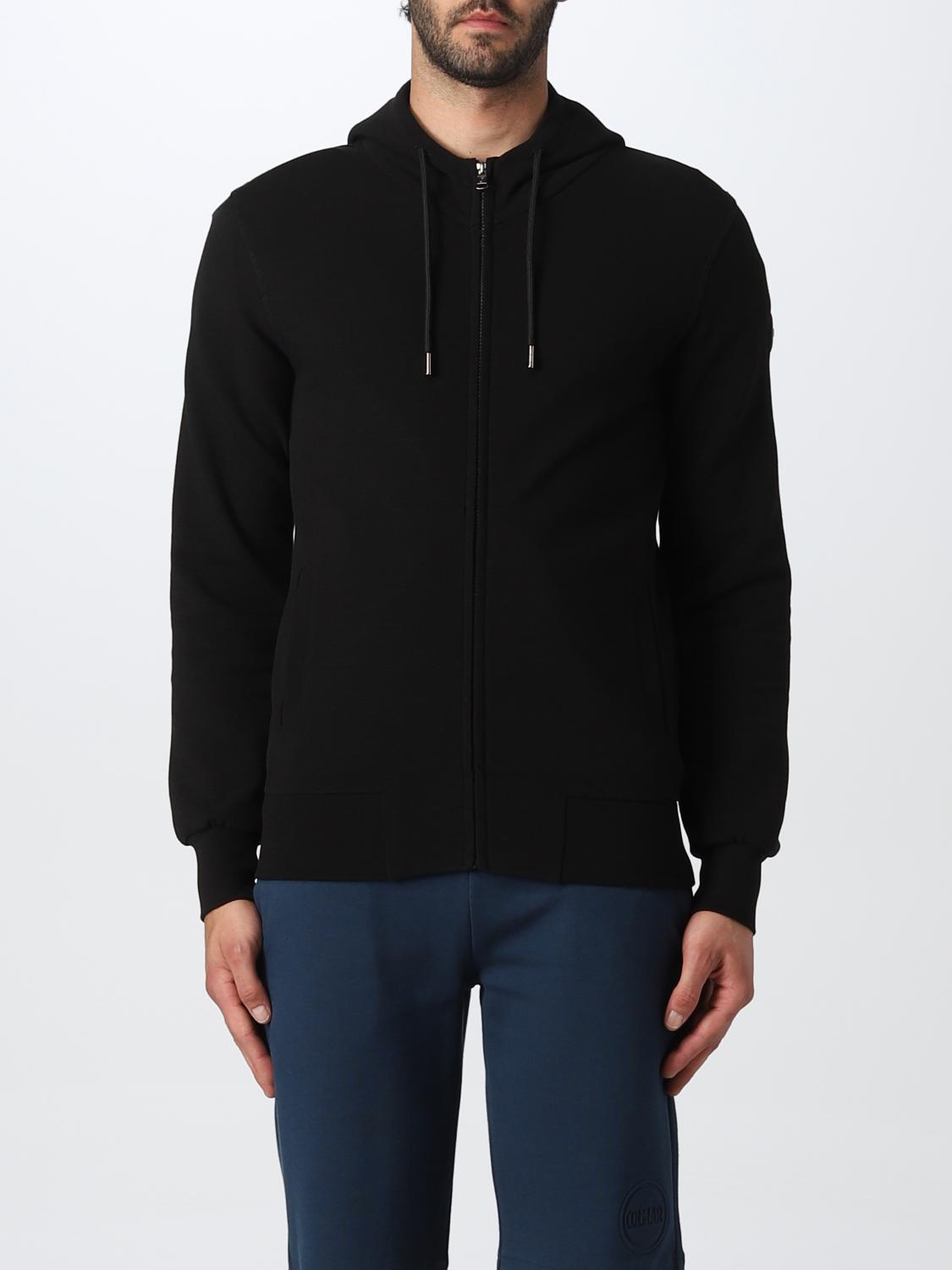 COLMAR: sweatshirt in viscose blend with logo - Black | Colmar ...