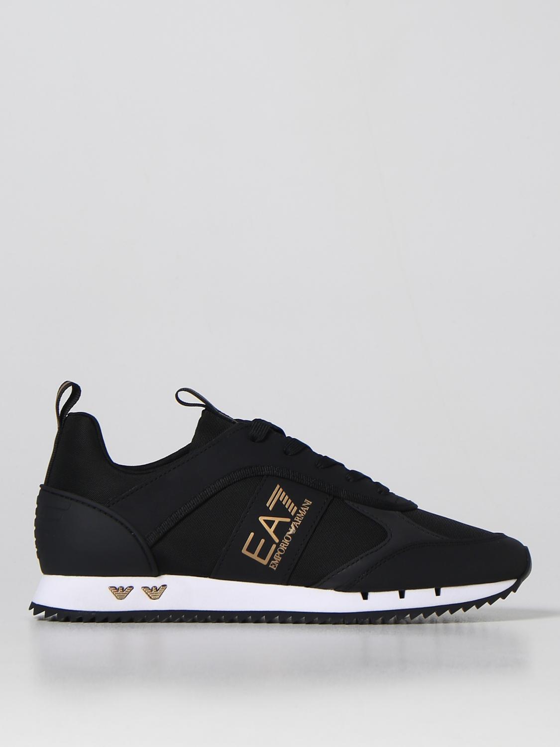 EA7: Sneakers men - Black | Ea7 sneakers X8X027XK219 online at GIGLIO.COM