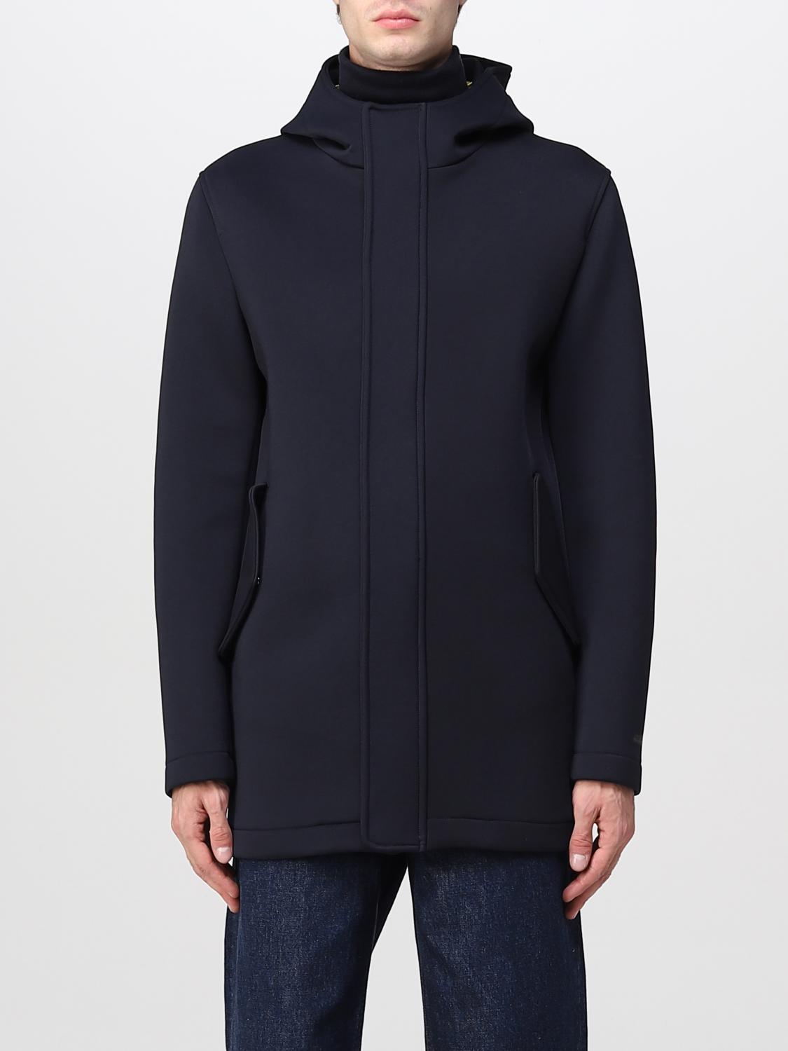 MANUEL RITZ: Coat men - Blue | Manuel Ritz coat 3332H5016223737 online ...