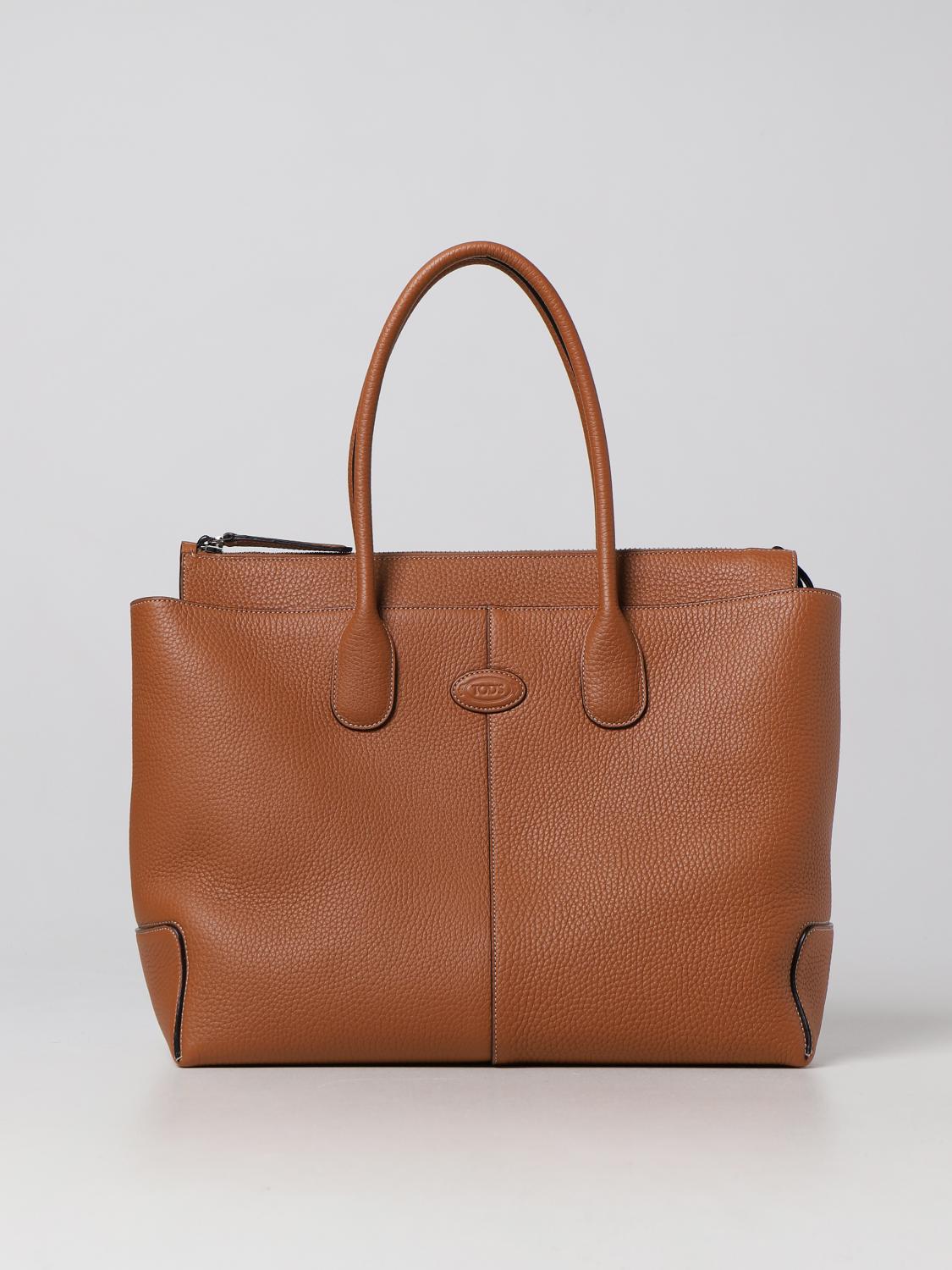 TOD'S: Handbag women - Beige | Tod's tote bags XBWDBSA0300WSS online at ...