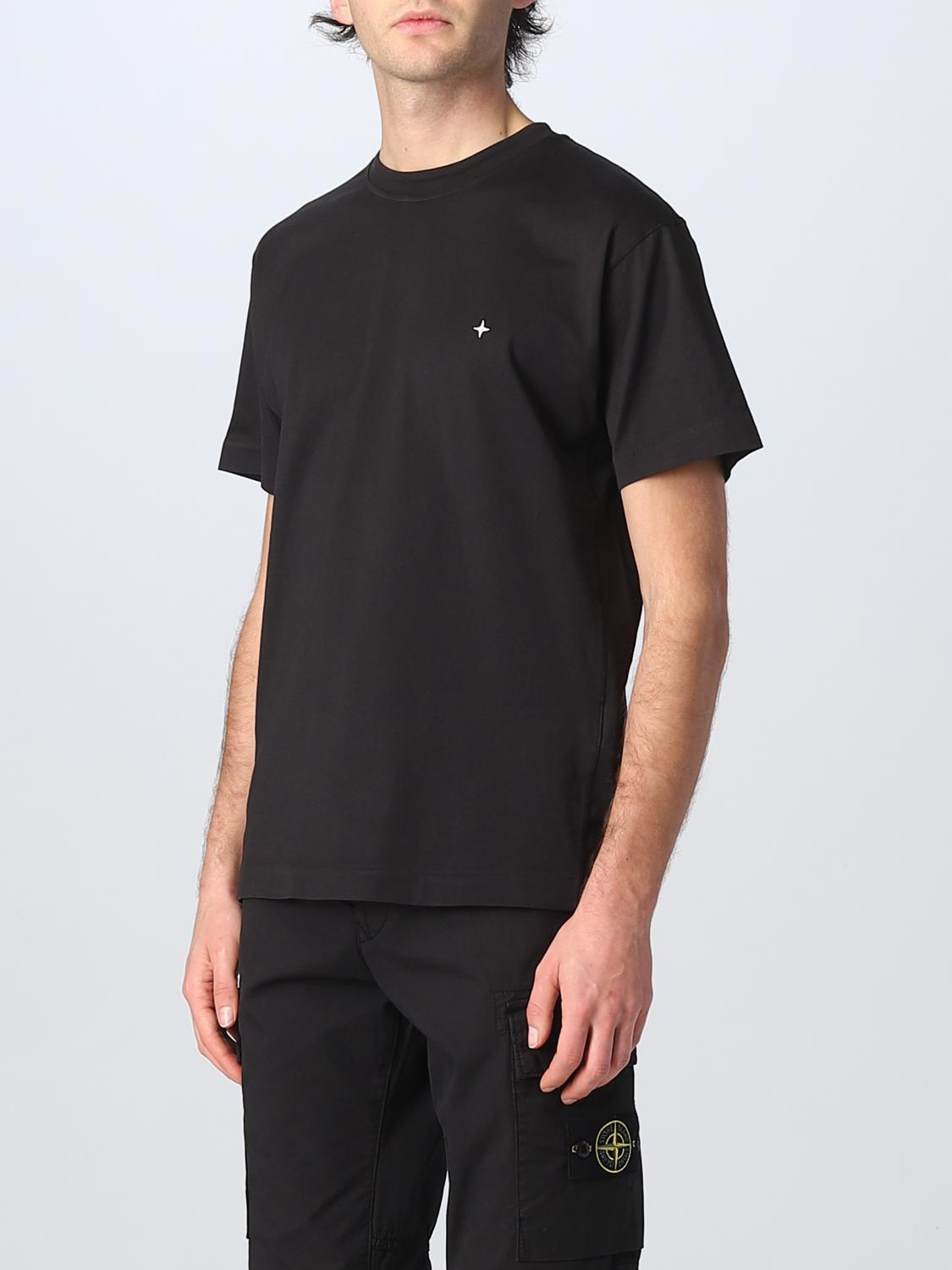 Stone Island T-shirt men - Black | 7815208G3 | GIGLIO.COM