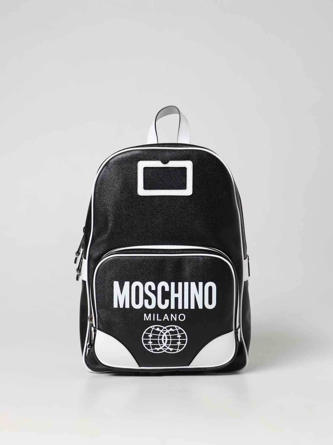 MOSCHINO COUTURE: Backpack men - Black | Moschino Couture backpack ...