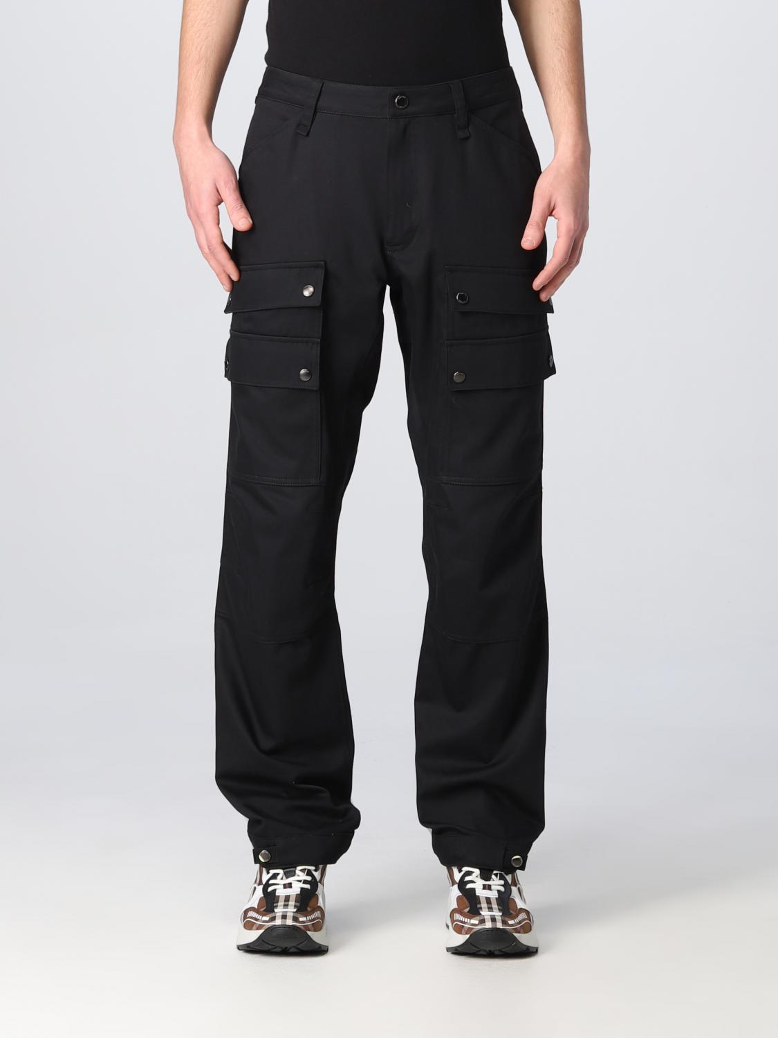 BURBERRY: Jeans men - Black | Burberry pants 8064236 online at GIGLIO.COM