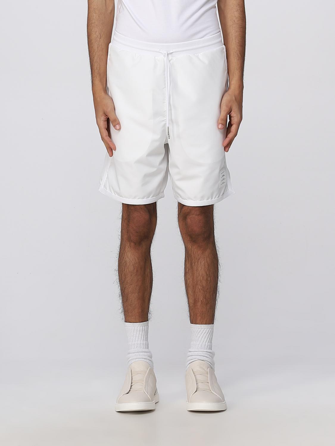 THOM BROWNE: mesh shorts - White | Thom Browne short MJQ167AF0197 ...