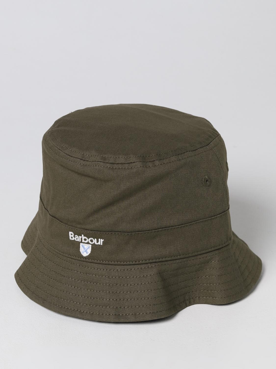 BARBOUR: Hat men - Green | Barbour hat MHA0615 online at GIGLIO.COM