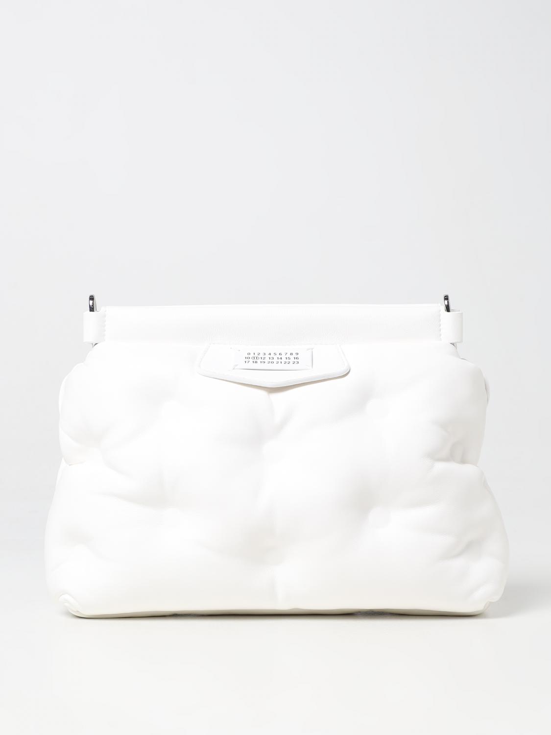MAISON MARGIELA: Tote bags woman - White | Maison Margiela shoulder bag ...