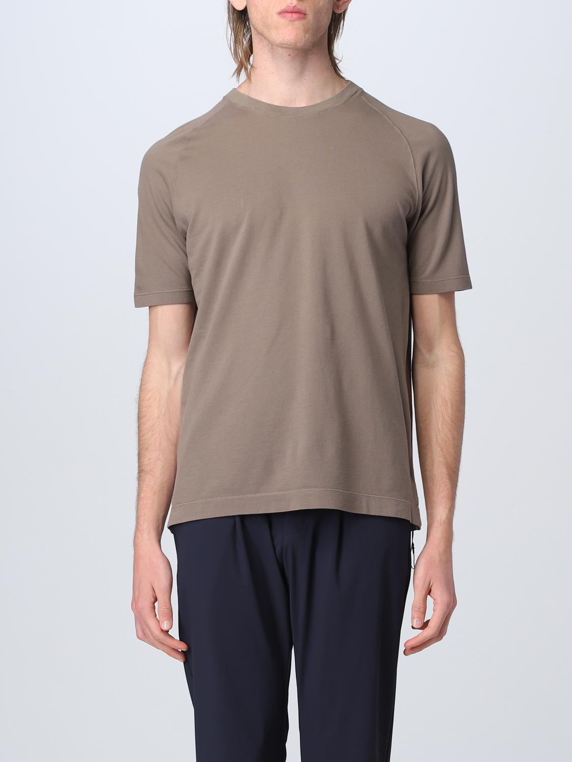 ZANONE: T-shirt men - Dove Grey | Zanone t-shirt 812983ZM325 online at GIGLIO.COM