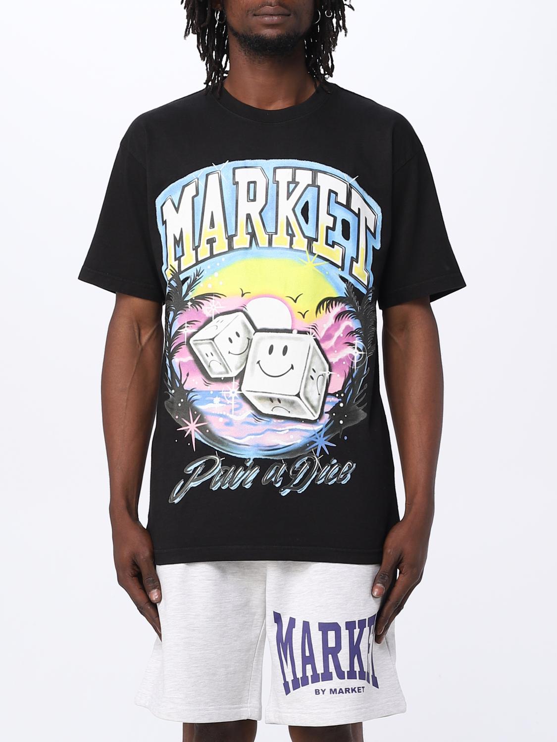 Market T-shirt men - Black | 399001360 | GIGLIO.COM