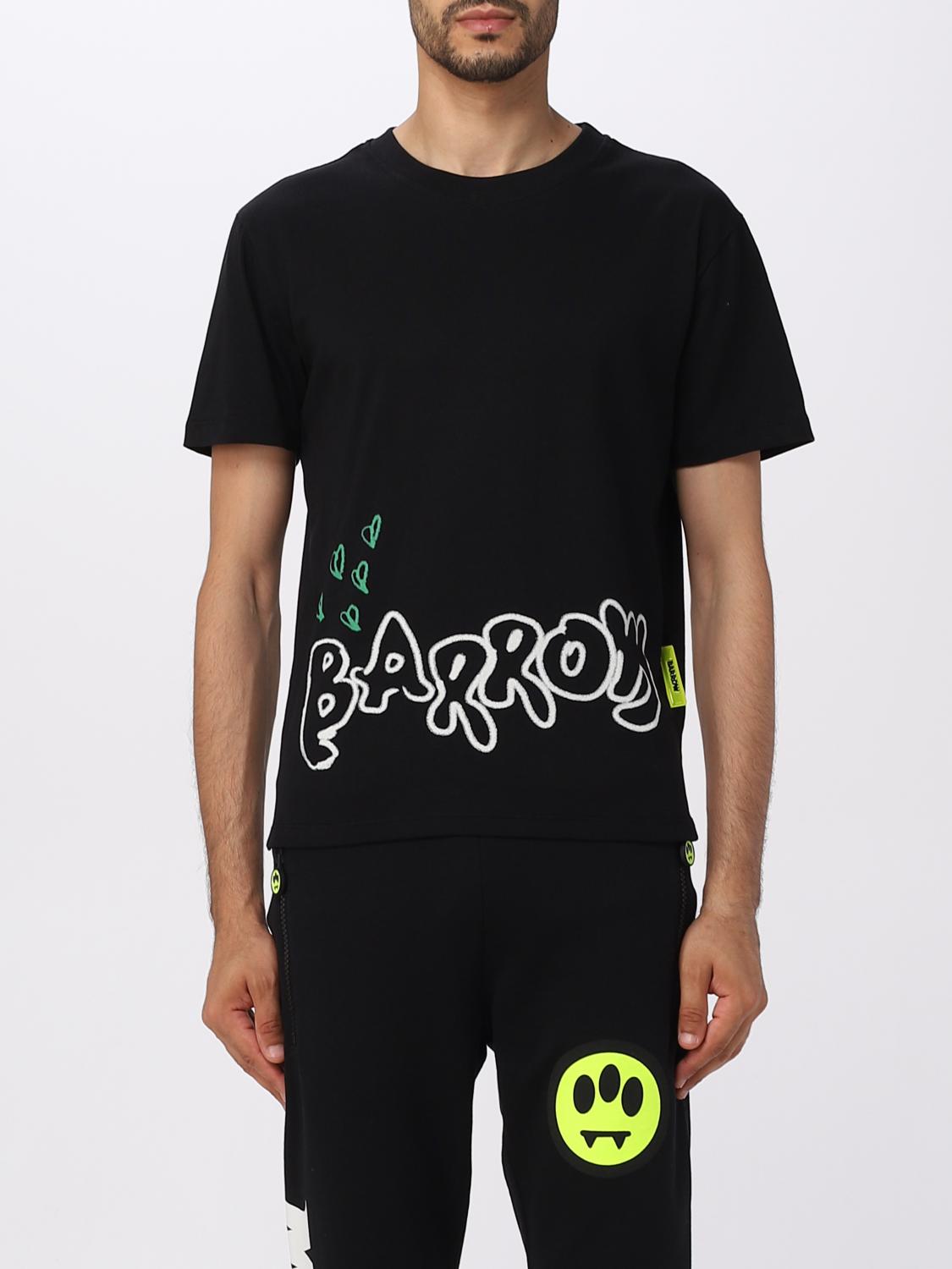 BARROW: T-shirt men - Black | Barrow t-shirt F3BWUATH064 online at ...
