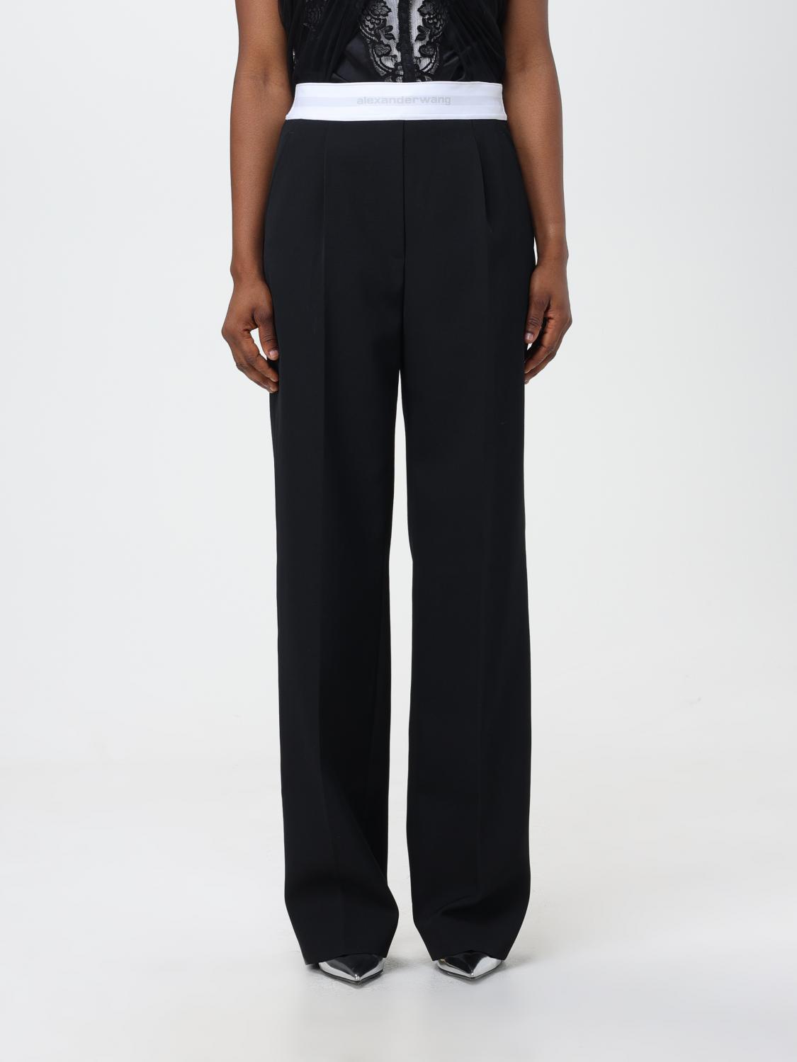 ALEXANDER WANG: pants in wool - Black | Alexander Wang pants 1WC3234079 ...