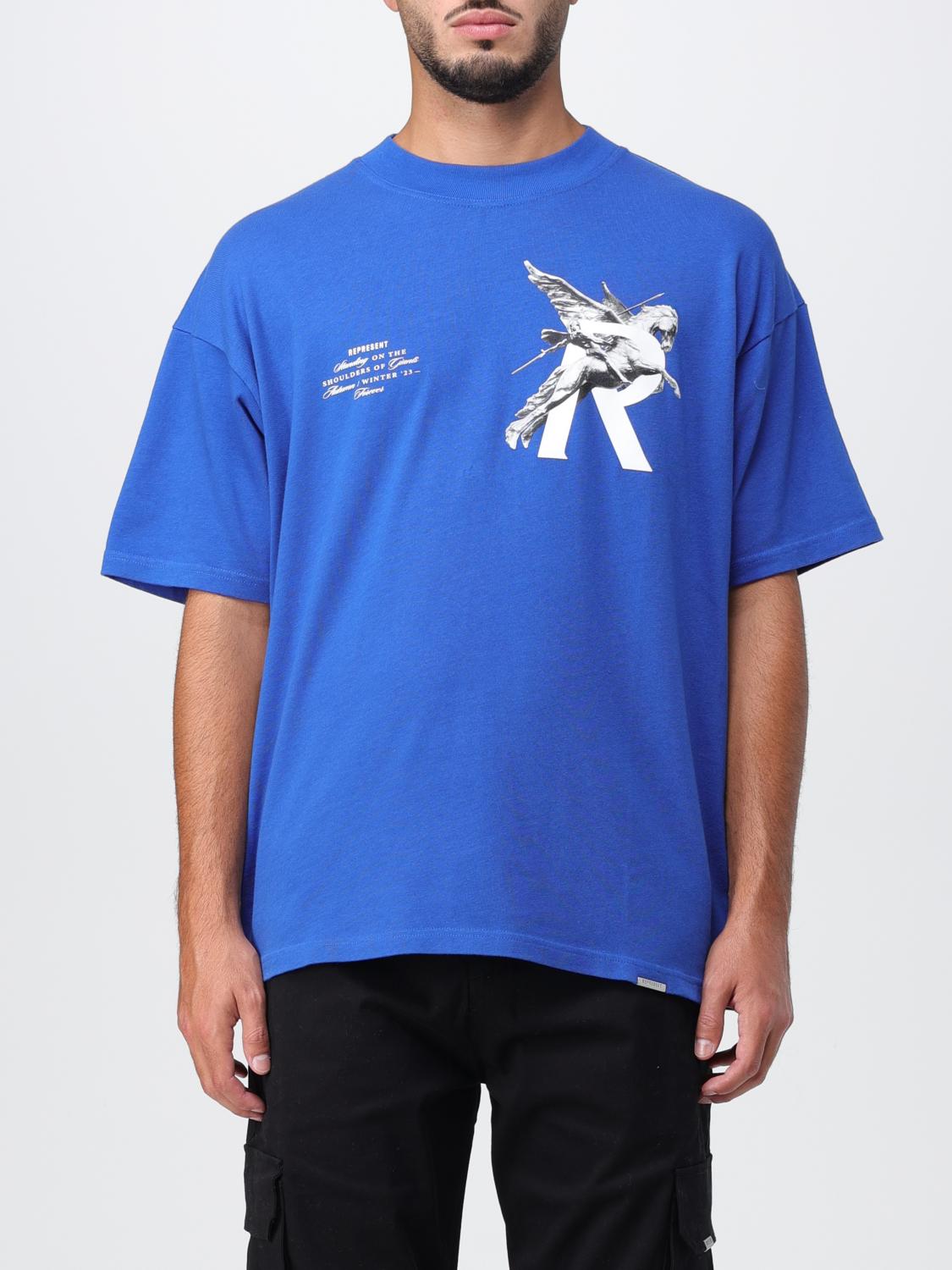 REPRESENT: T-shirt men - Blue | Represent t-shirt MT4025 online at ...