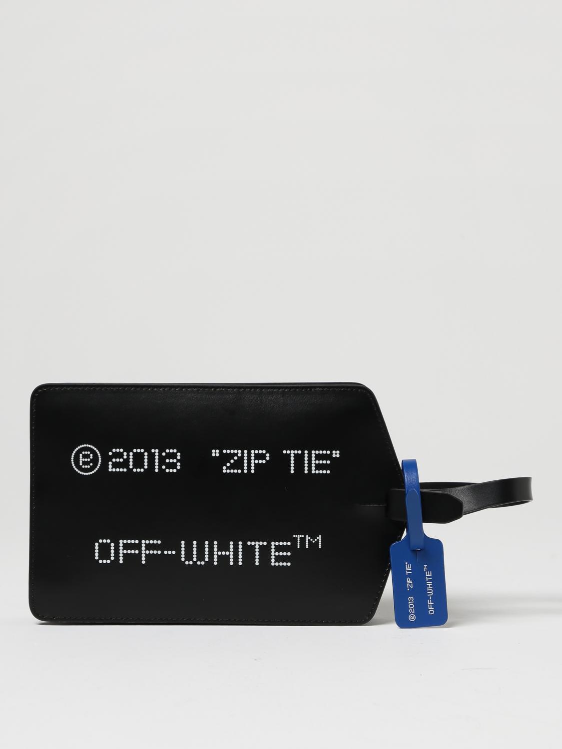 OFF-WHITE: Bags men - Black | Off-White briefcase OMNS021F23LEA001 ...