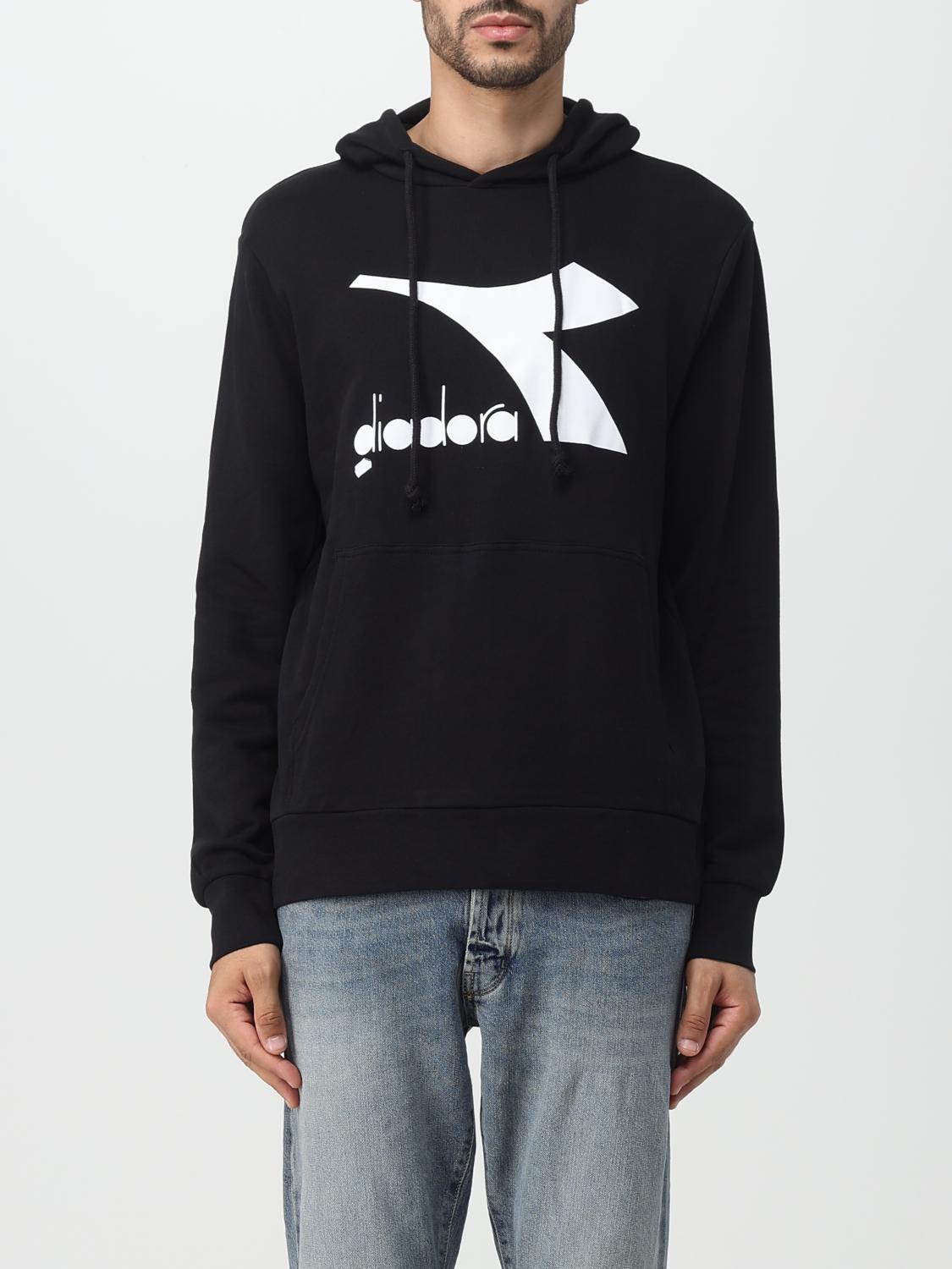 DIADORA: Sweatshirt men - Black | Diadora sweatshirt 178881 online at ...