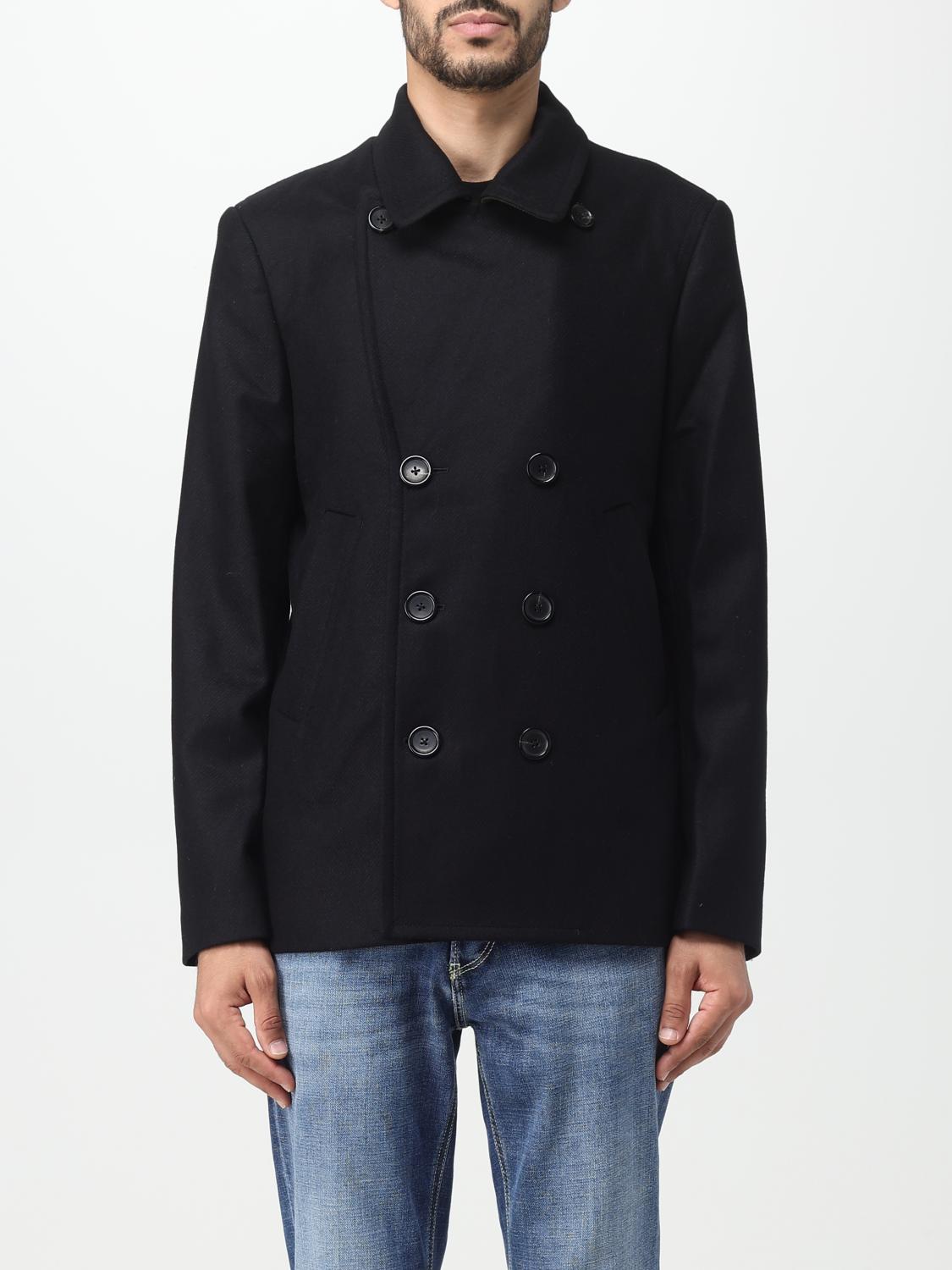 PS PAUL SMITH: Coat men - Black | Ps Paul Smith coat M2R597TL21059 ...