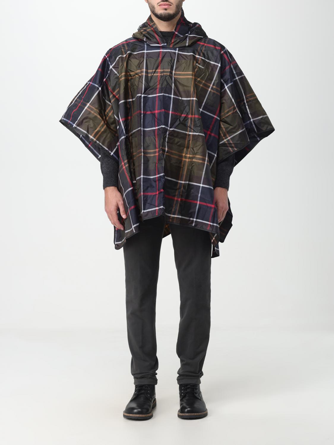 BARBOUR: Jacket men - Blue | Barbour cape UAC0214 online at GIGLIO.COM