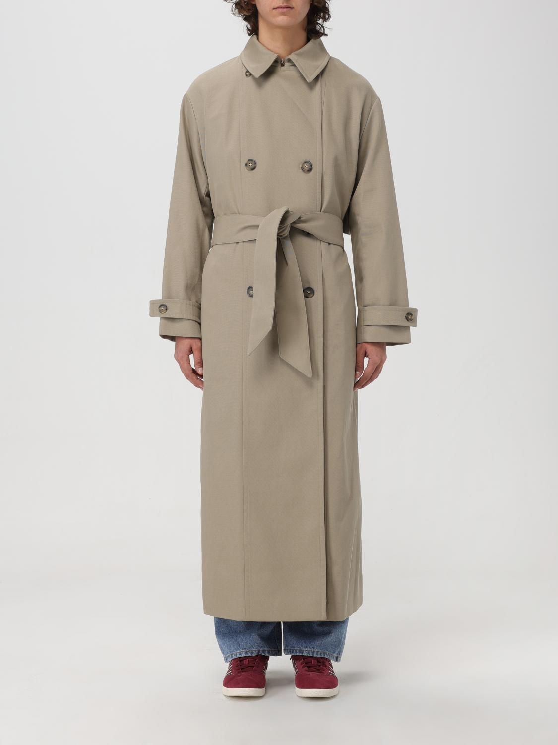 A.P.C.: Coat woman - Beige | A.P.C. trench coat COGVZF01521 online at ...