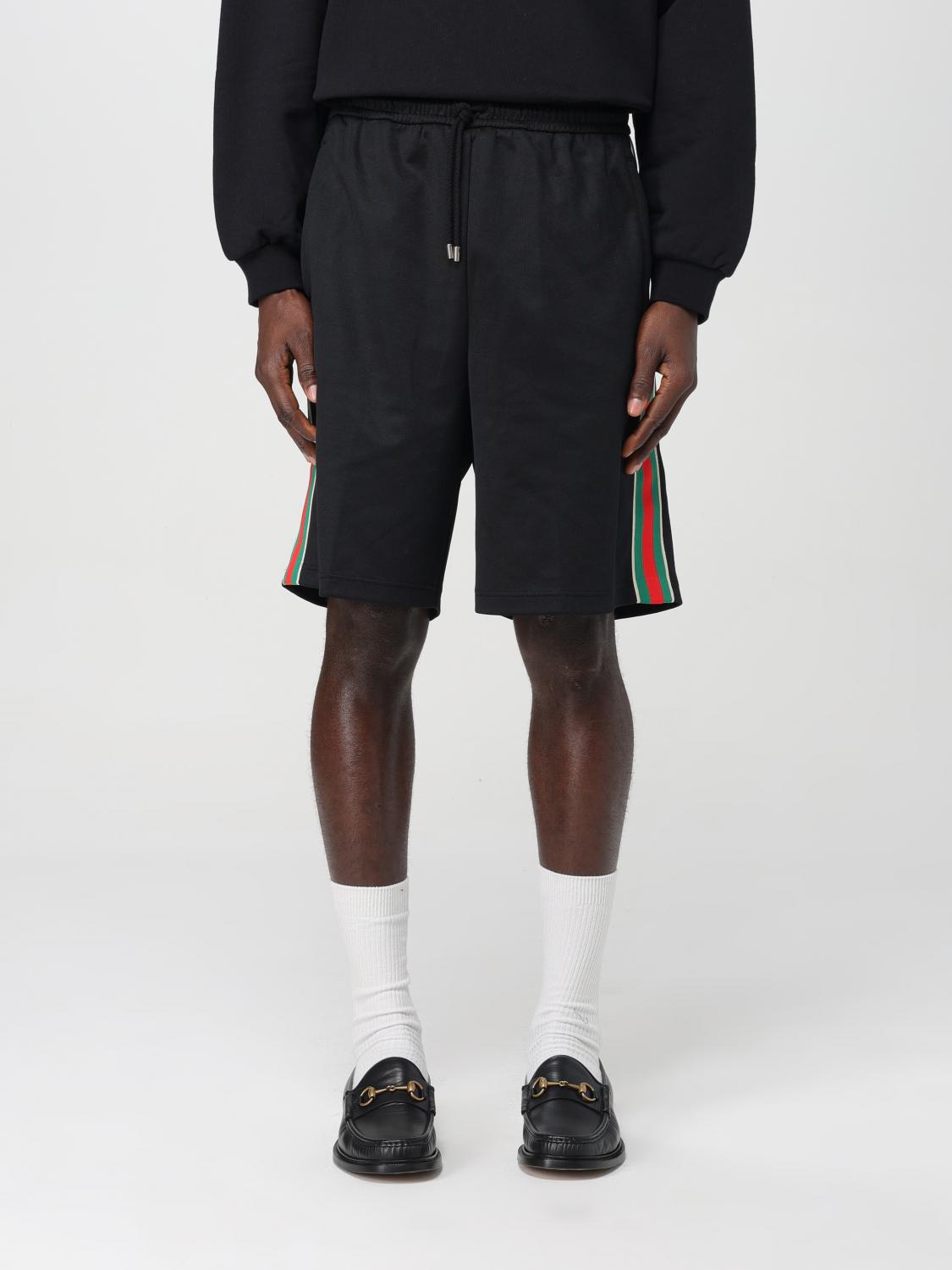 GUCCI: Short men - Black | Gucci short 699599XJEES online at GIGLIO.COM