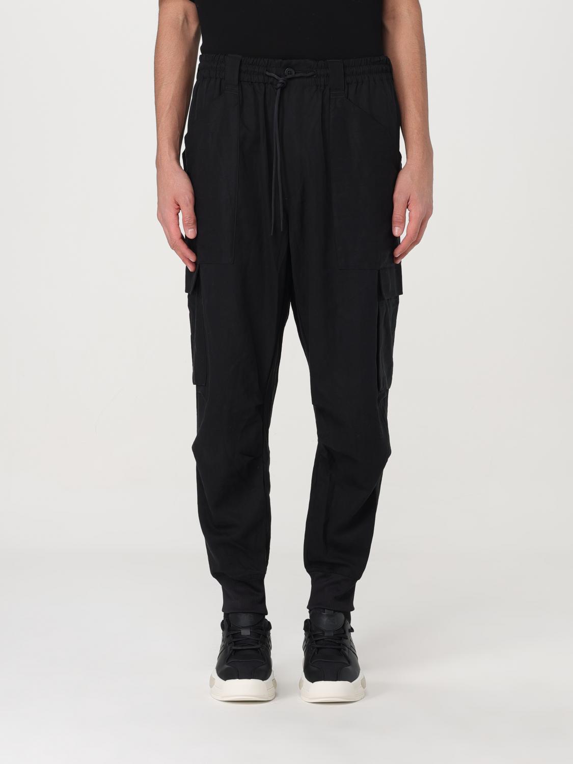 Y-3: Pants men - Black | Y-3 pants IN8717 online at GIGLIO.COM
