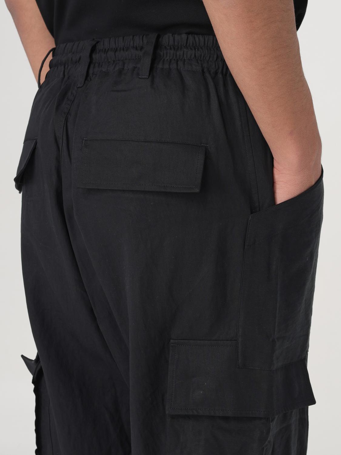 Y-3: Pants men - Black | Y-3 pants IN8717 online at GIGLIO.COM