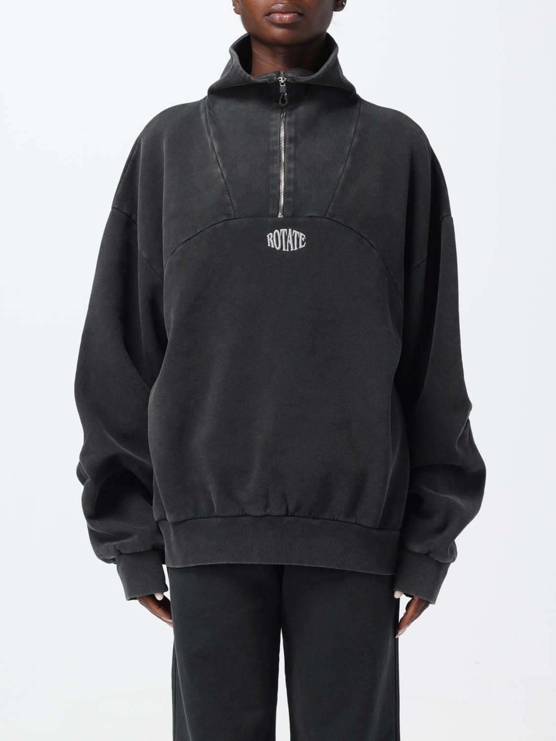 ROTATE: Sweater woman - Black | Rotate sweatshirt 700416100 online at ...