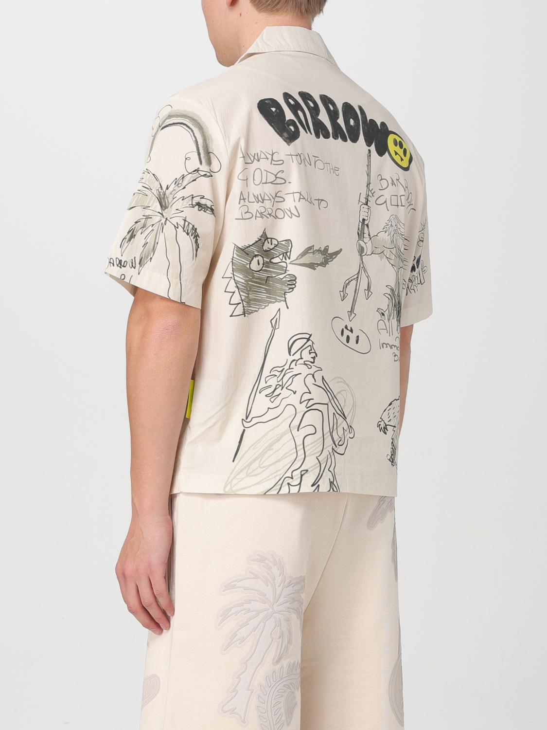 BARROW: Shirt men - Grey | Barrow shirt S4BWUASI062 online at GIGLIO.COM