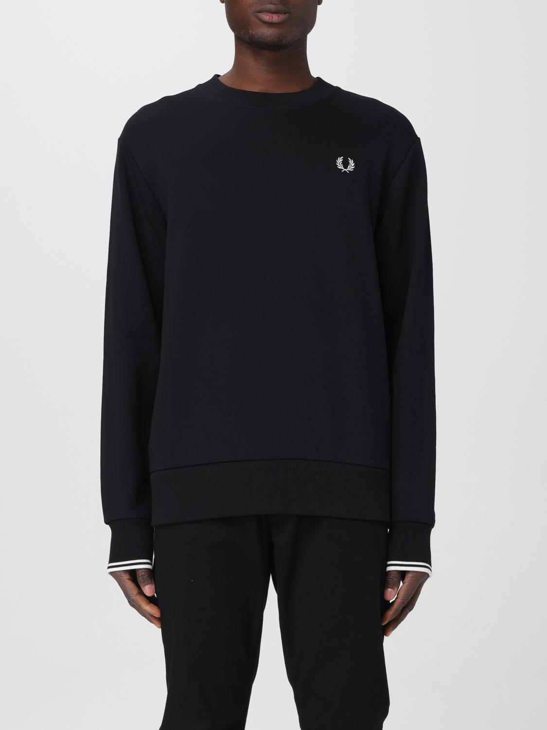 Fred Perry Sweater men - Black | M7535 | GIGLIO.COM