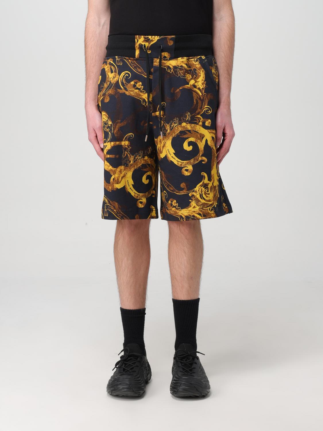 VERSACE JEANS COUTURE: Short men - Black | Versace Jeans Couture shorts ...