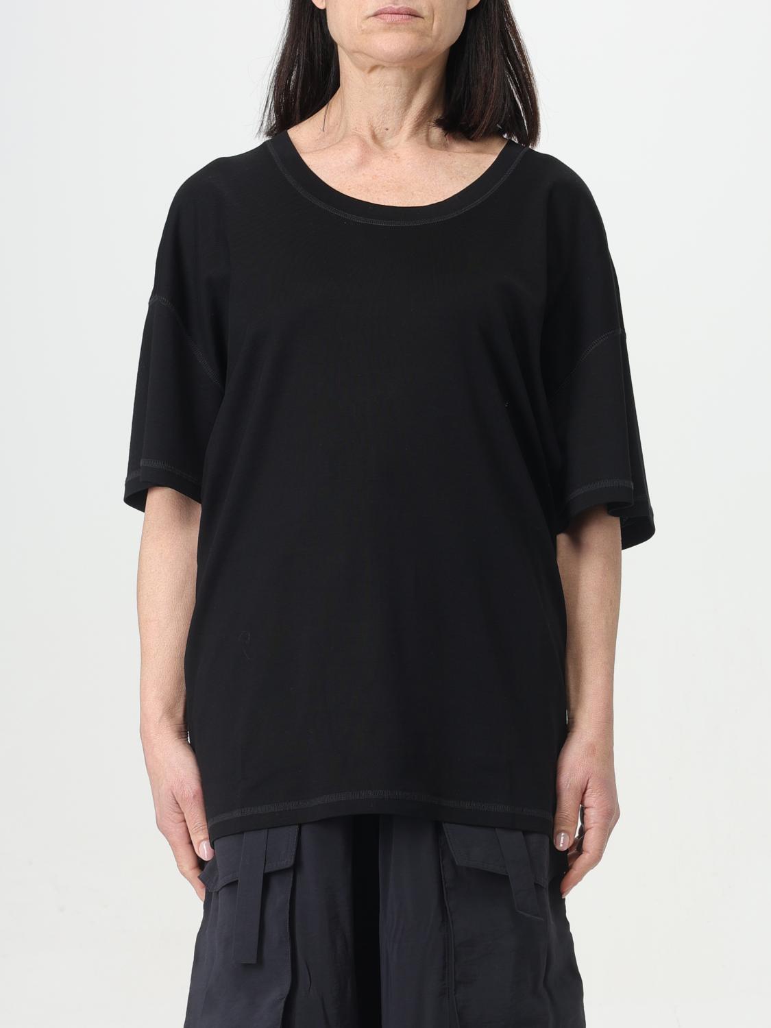 LEMAIRE: T-shirt woman - Black | Lemaire t-shirt TO1146LJ1016 online at ...