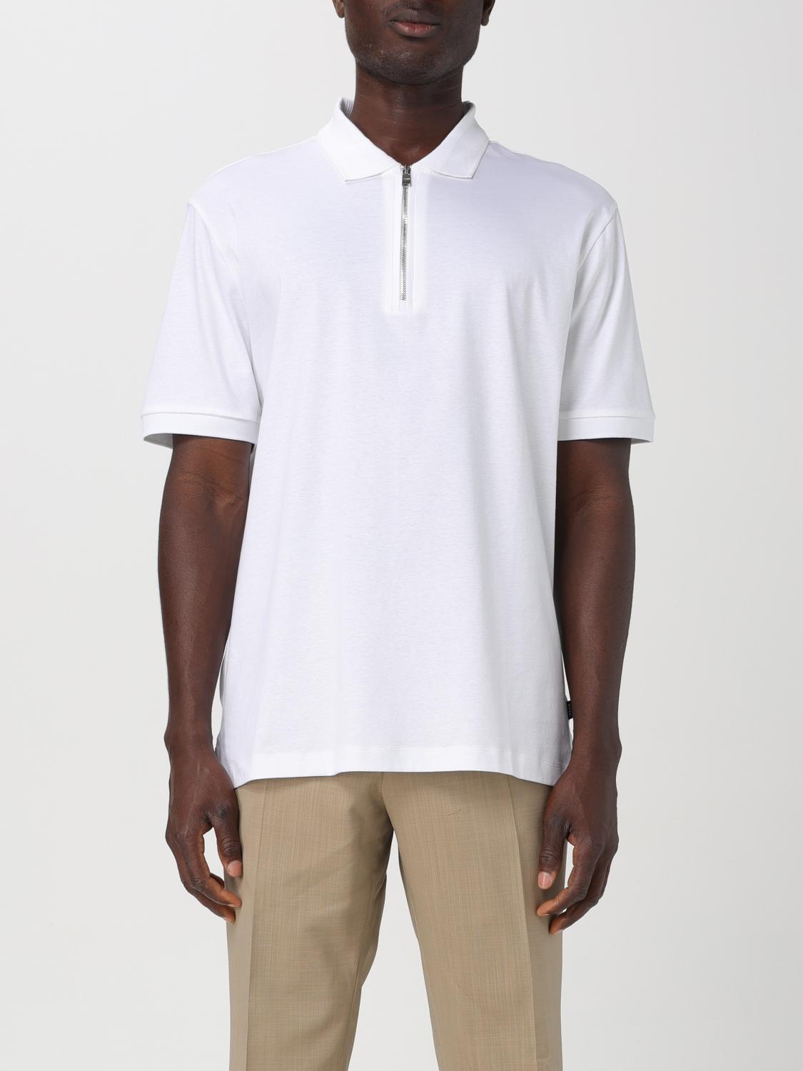 BOSS: Polo shirt men - White | Boss polo shirt 50513375 online at ...