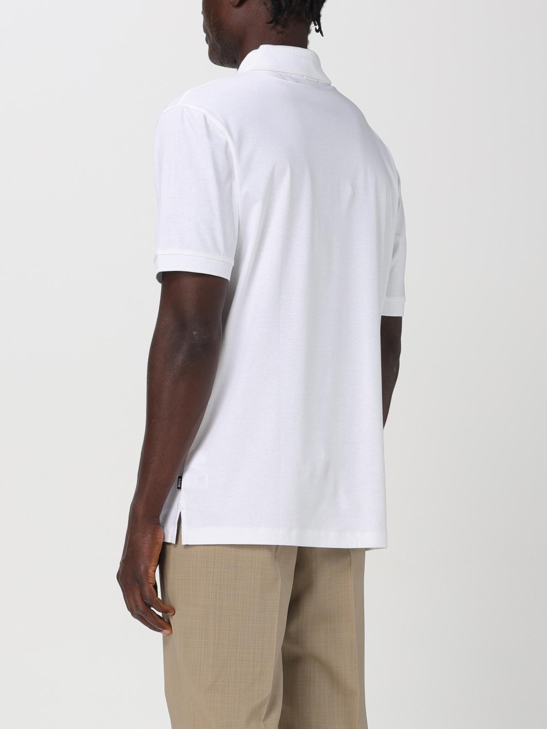 BOSS: Polo shirt men - White | Boss polo shirt 50513375 online at ...