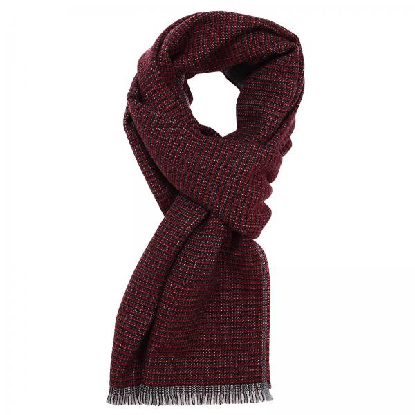 Z Zegna Outlet: Scarf men | Scarf Z Zegna Men Burgundy | Scarf Z Zegna ...