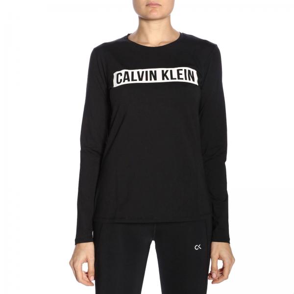 Calvin Klein Performance Outlet T Shirt Women Black T Shirt Calvin