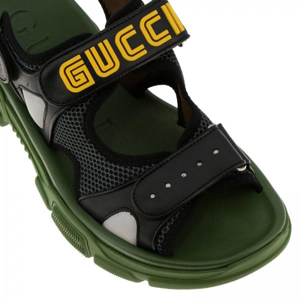 GUCCI: Sandales homme - Vert | Sandales Gucci 546064 DIR10 en ligne sur ...