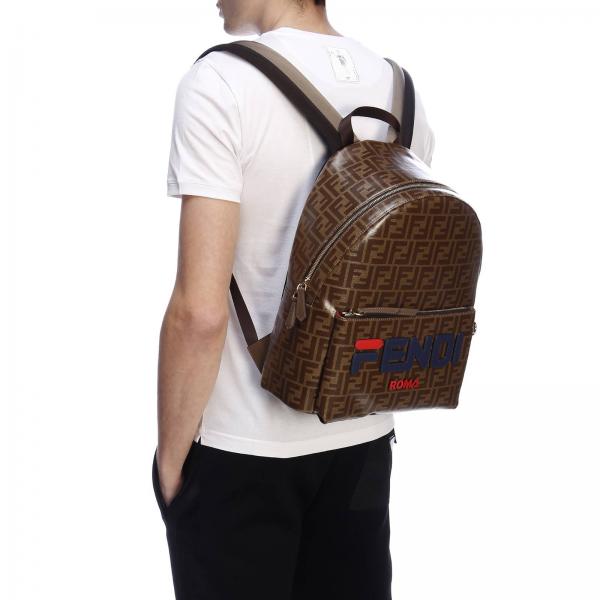 Bags men Fendi | Backpack Fendi Men Brown | Backpack Fendi 7VZ042 A5N7 ...