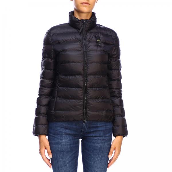 Blauer Outlet: Piumino light in nylon semi lucido - Nero | Giacca ... Blauer Outlet: Piumino light in nylon semi lucido - Nero | Giacca ...