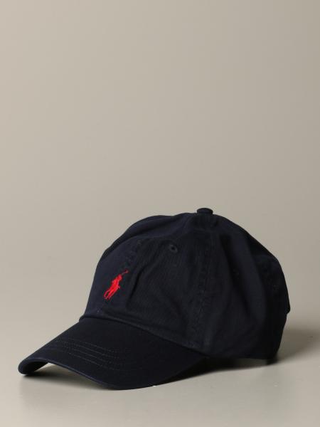 Polo Ralph Lauren Outlet Cappello Con Logo Blue Navy Cappello Polo