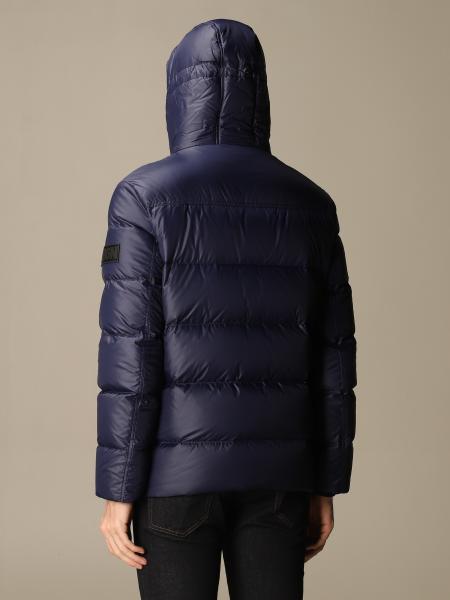 Hogan Outlet: Piumino con cappuccio in nylon opaco - Blue | Giacca ... Hogan Outlet: Piumino con cappuccio in nylon opaco - Blue | Giacca ...