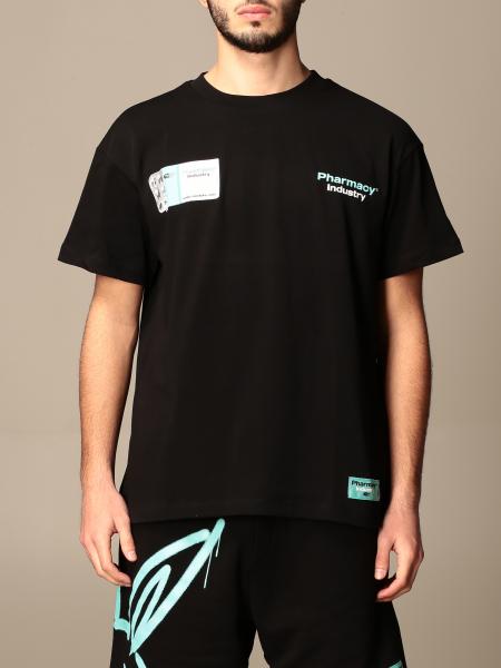 PHARMACY INDUSTRY: cotton t-shirt with pill logo - Black | Pharmacy ...
