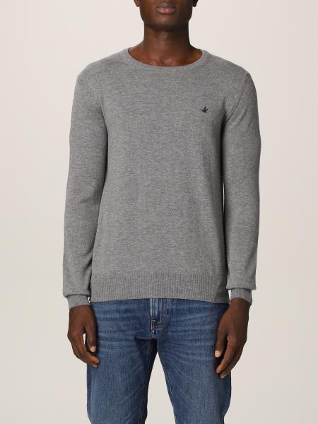 BROOKSFIELD: sweater for man - Grey | Brooksfield sweater 203E K030 ...