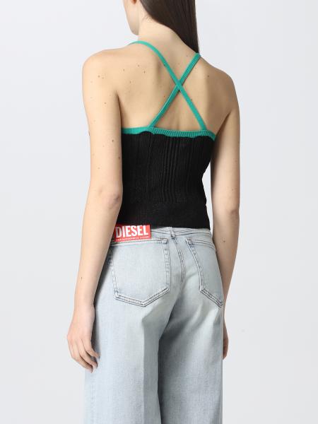 Diesel Outlet Top For Woman Black Diesel Top A050830wcar Online On Gigliocom