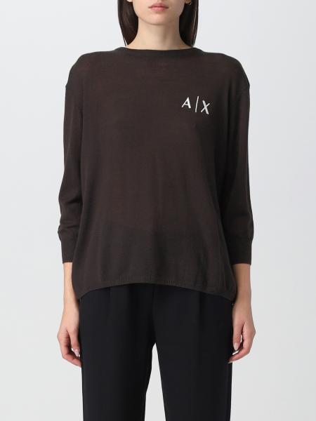 ARMANI EXCHANGE: sweater for woman - Brown | Armani Exchange sweater ...