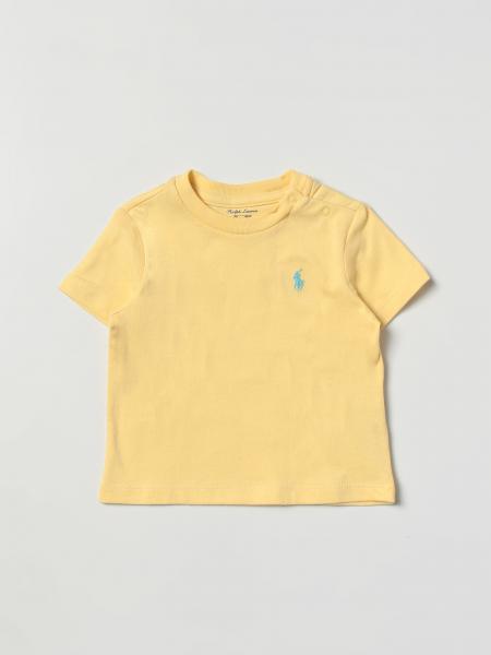 POLO RALPH LAUREN: t-shirt for baby - Yellow | Polo Ralph Lauren t ...