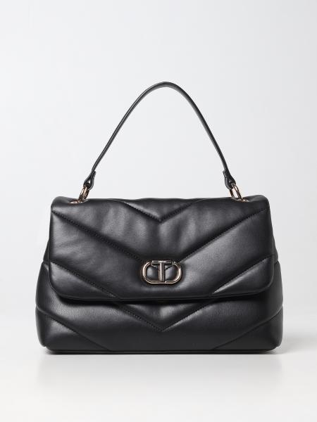 TWINSET: Borsa a spalla donna - Nero | Borsa A Spalla Twinset 231TB7113 ...