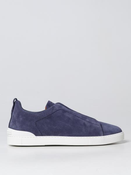 ZEGNA: sneakers for man - Blue | Zegna sneakers S4667ZLHSOY online on ...