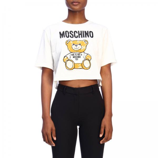 Moschino Outlet: Camiseta mujer - Blanco | Camiseta Moschino 0707 440 ... Moschino Outlet: Camiseta mujer - Blanco | Camiseta Moschino 0707 440 ...