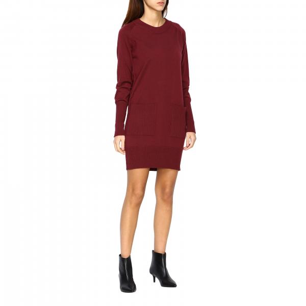 Alpha Studio Outlet: Dress women - Mahogany | Dress Alpha Studio AD ...