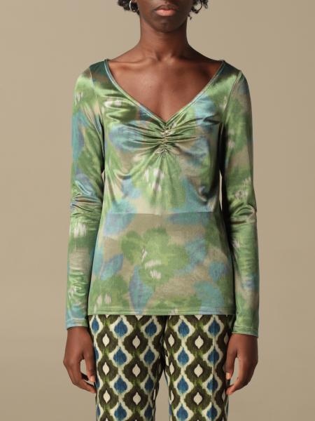 MALIPARMI: Top para mujer, Verde | Top Maliparmi JK019570440 en línea ...