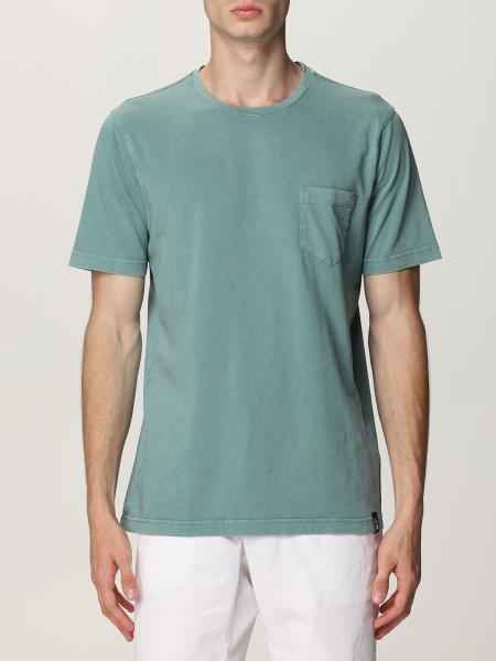 DRUMOHR: Basic T-shirt with pocket | T-Shirt Drumohr Men Green | T ...
